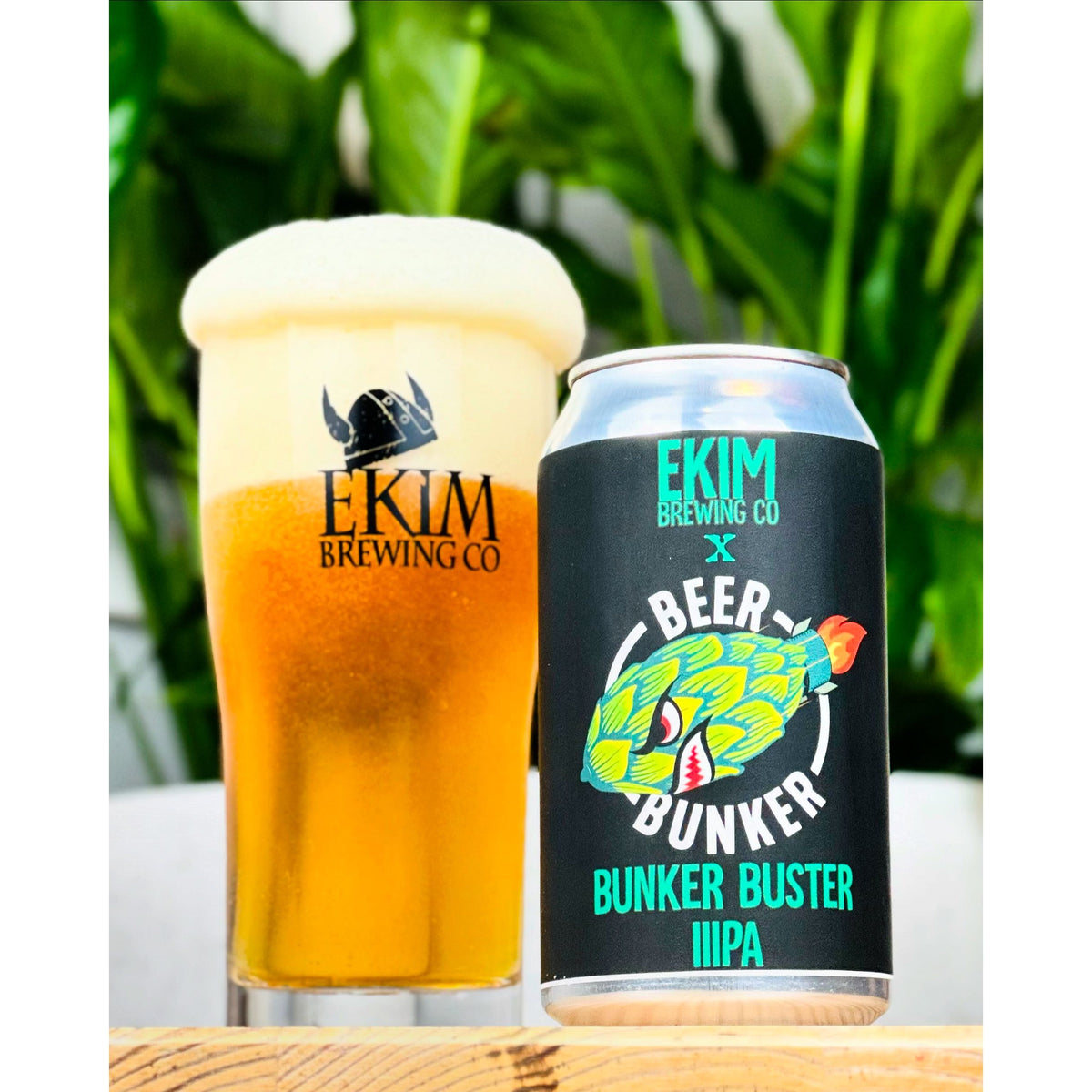 EKIM BREWING X BEER BUNKER BUNKER BUSTER TRIPLE IPA 10% ABV 4 PACK ...